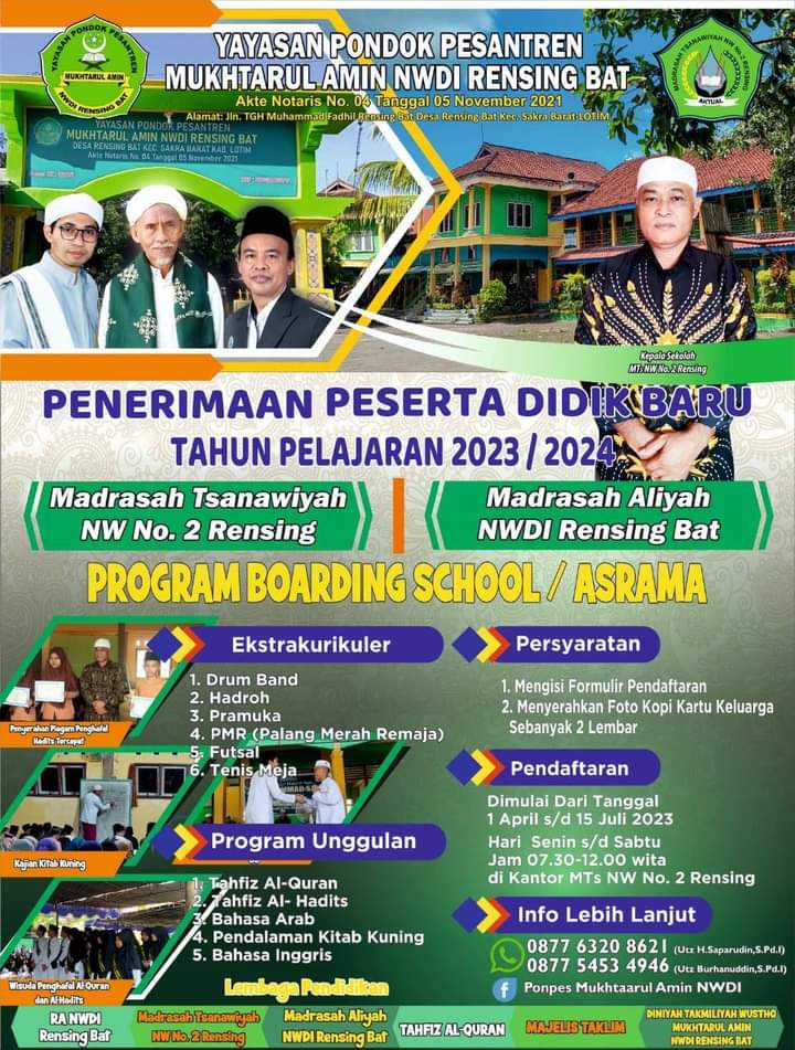 Adab dan Etika Santri di Pondok Pesantren - PONPES Mukhtarul Amin NWDI